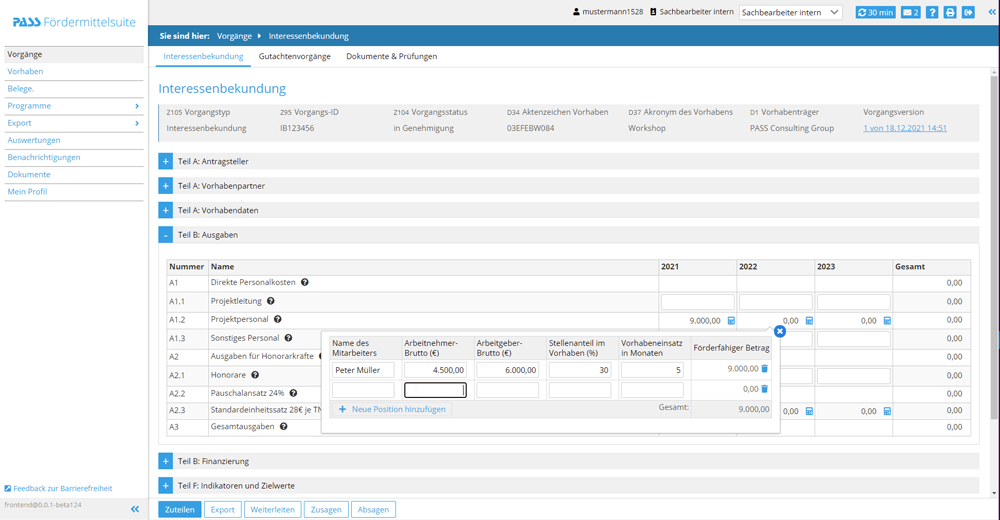 Grants Management Software: PASS funding management suite
