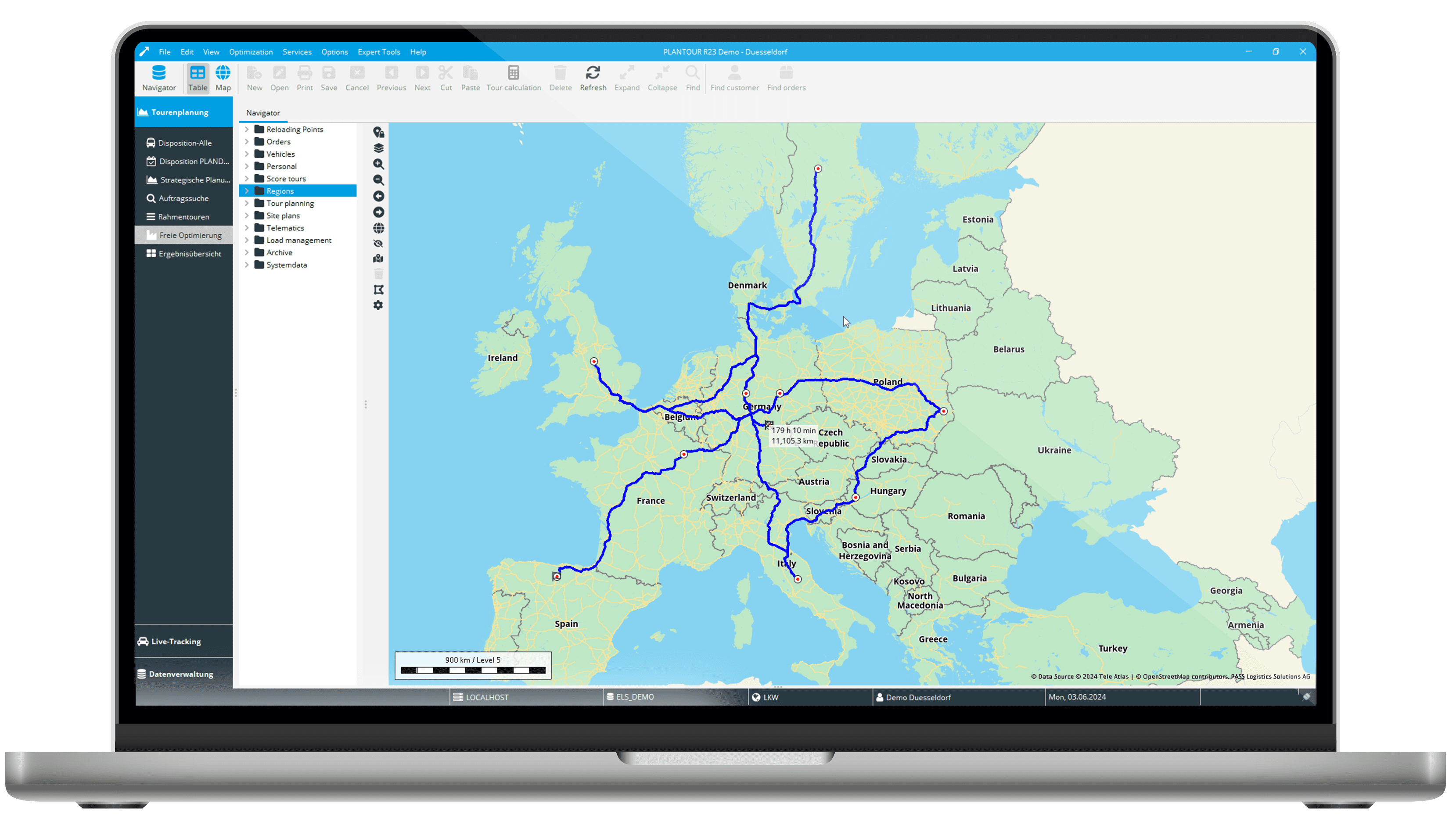 Route planning software intelligent route optimization